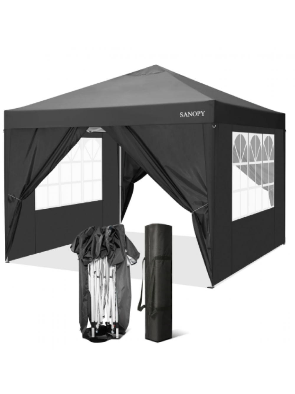SANOPY 10'x10' Outdoor Canopy Tent Waterproof Pop Up Backyard ...